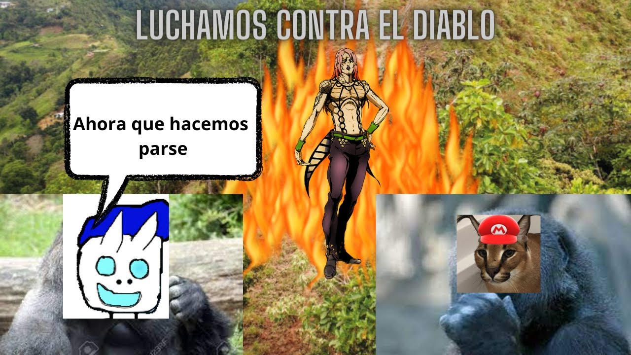 Dos changos tratan de vencer al diablo en el cerro en YBA - YouTube