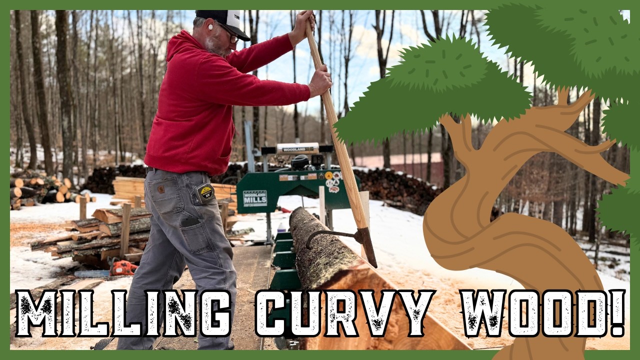 Portable Sawmill (Watch This Wood Get Turned Into Lumber!!) - YouTube