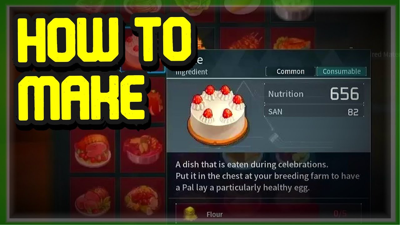 How To Make Cake in Palworld - YouTube