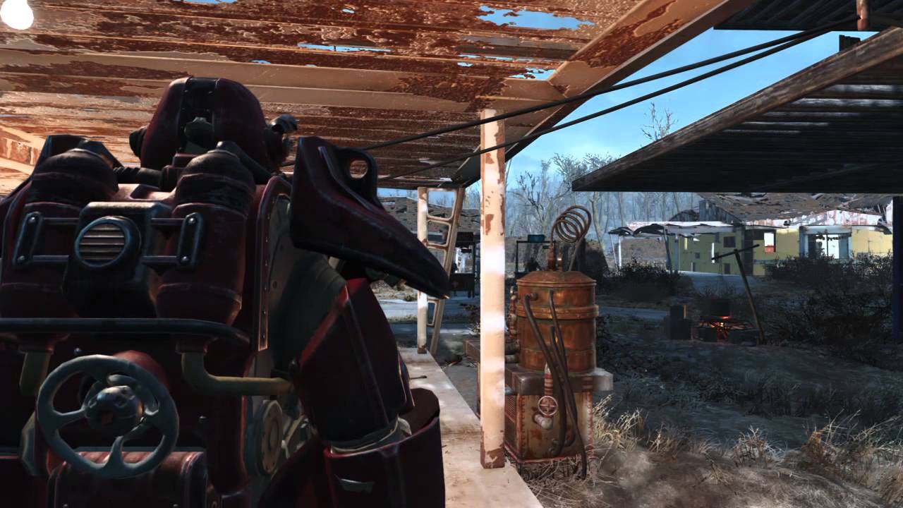 Fallout 4 companion power armor - YouTube