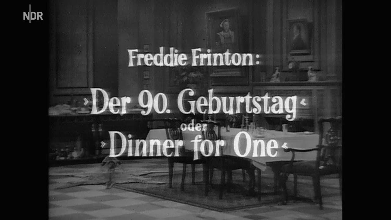 Dinner for one - English subtitles - Original recording - YouTube