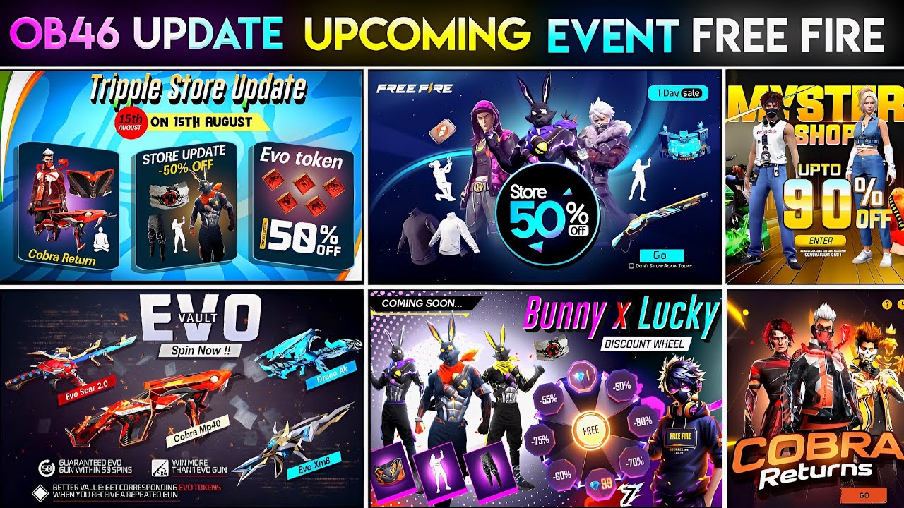 Upcoming Events in Free Fire 🤯🥳| Free Fire New Event | Ff New Event ...