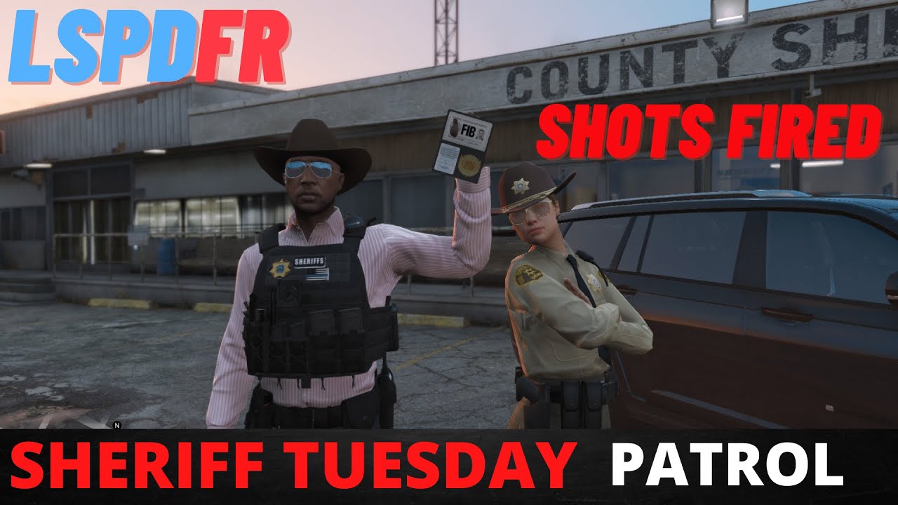 SHOTS FIRED ALL NIGHT!!! | SHERIFF TUESDAY PATROL | GTA 5 LSPDFR - YouTube