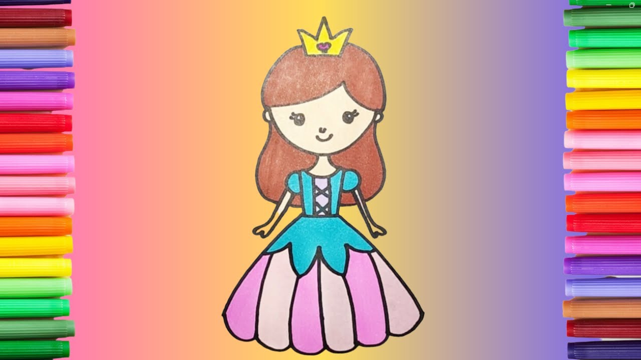 Easy Drawing How To Draw A Princess Step By Step - YouTube