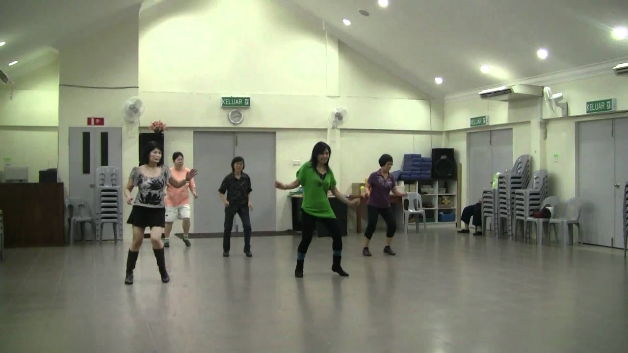 FANCY FOOTWORK line dance by Harlan Curtis, USA (Jan 11).MTS - YouTube