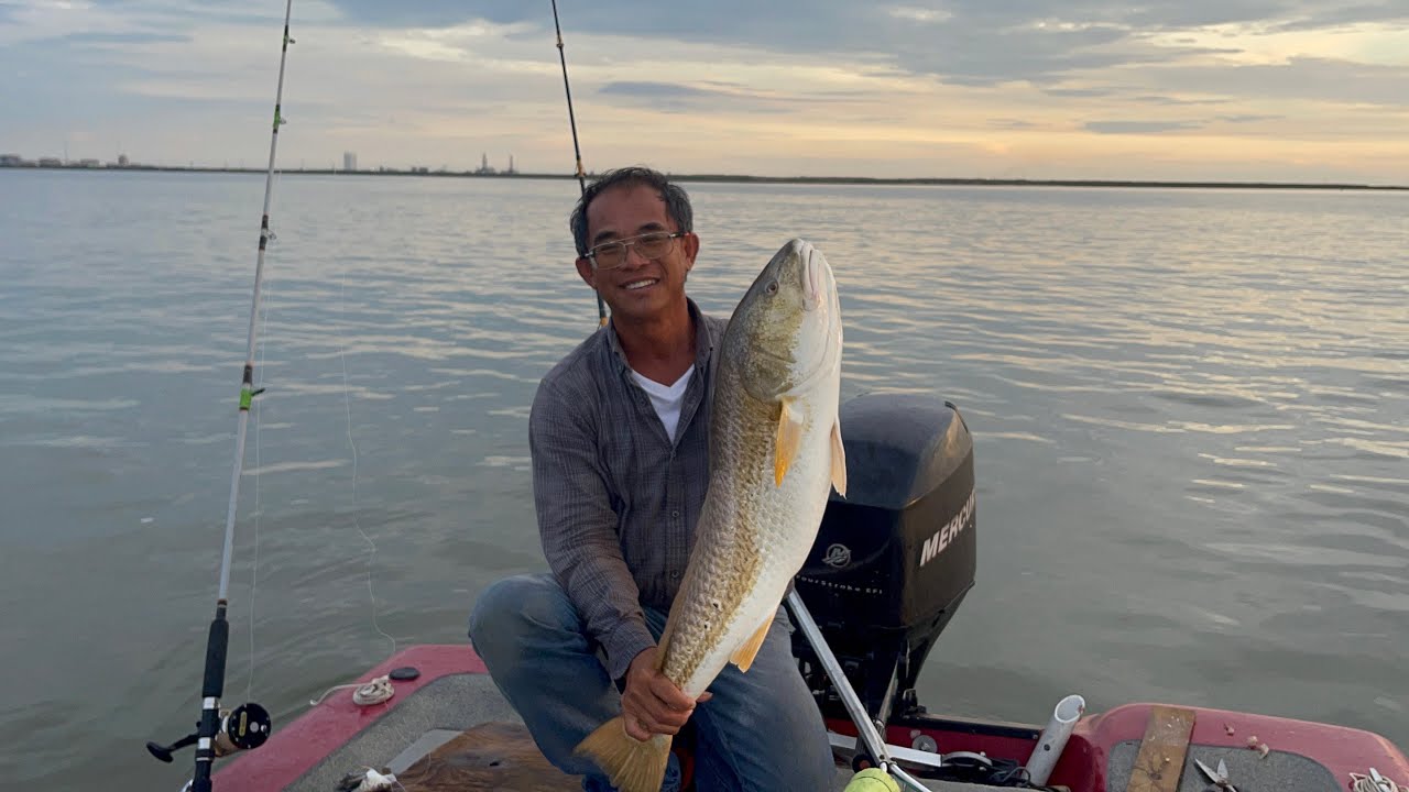 73🎣Ra Biển Tìm Cá đù và sủ Đường, ở Mỹ (Croaker & Bull Red) - YouTube