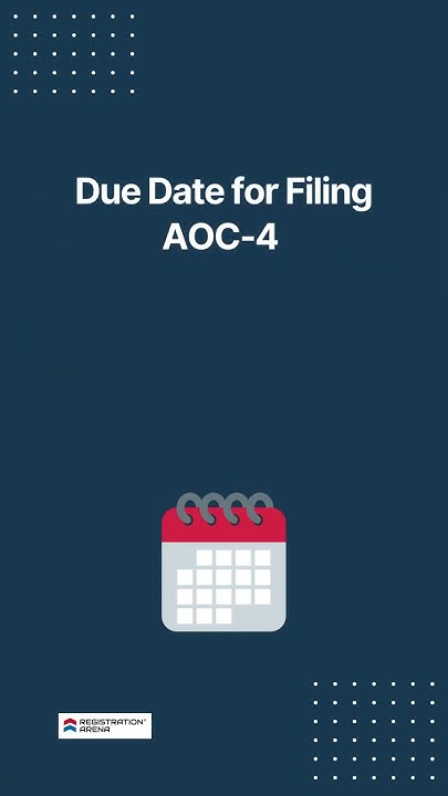 Form AOC-4 Filing - YouTube