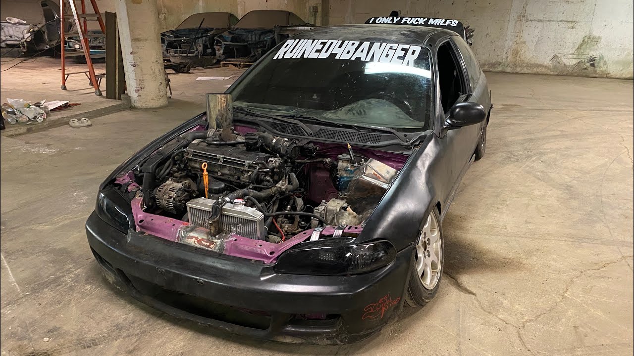 Tdi Diesel Swapped Honda Civic - YouTube