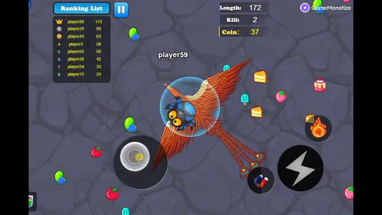 Greedy Snake Multiplayer Duel hot fish - YouTube