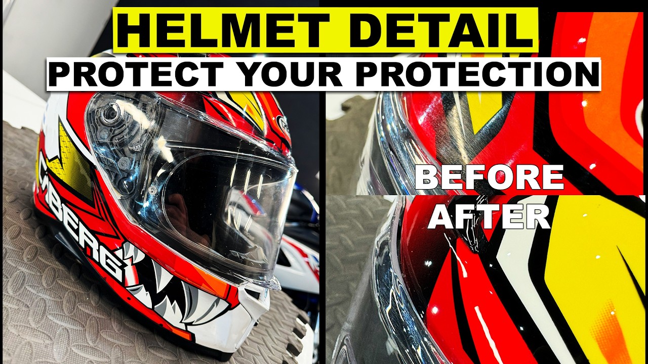 RESTORE & PROTECT Your Motorcycle Helmet - Detail Polish Ceramic ...