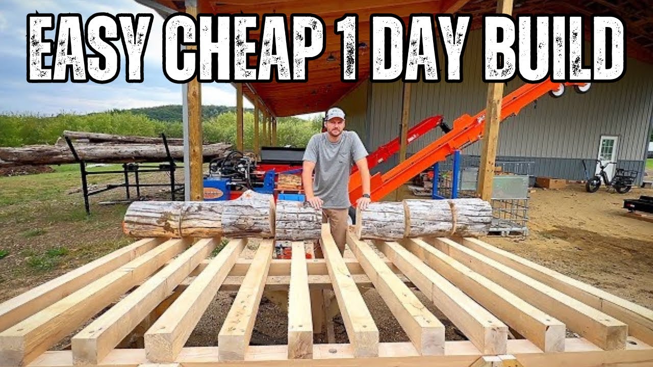 Firewood Bucking Table - YouTube