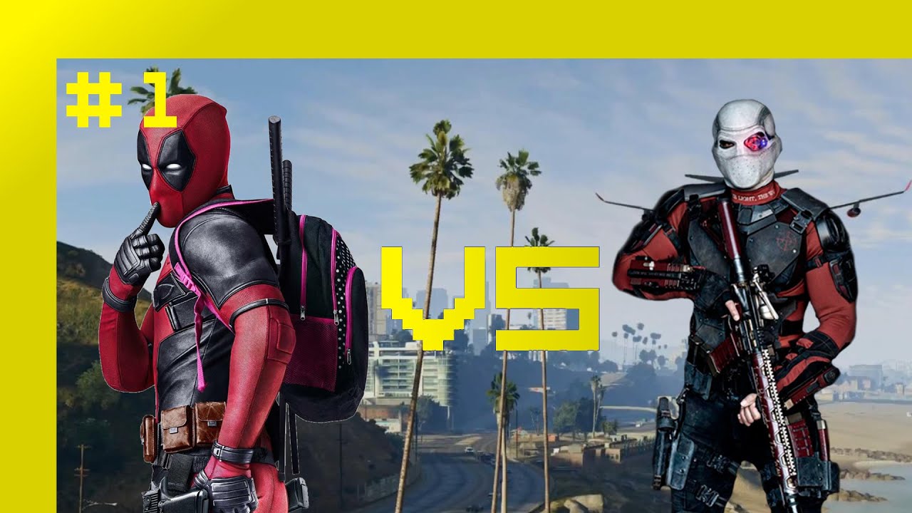GTA Heroes 'n' villains | Deadpool vs Deadshot [#1] - YouTube