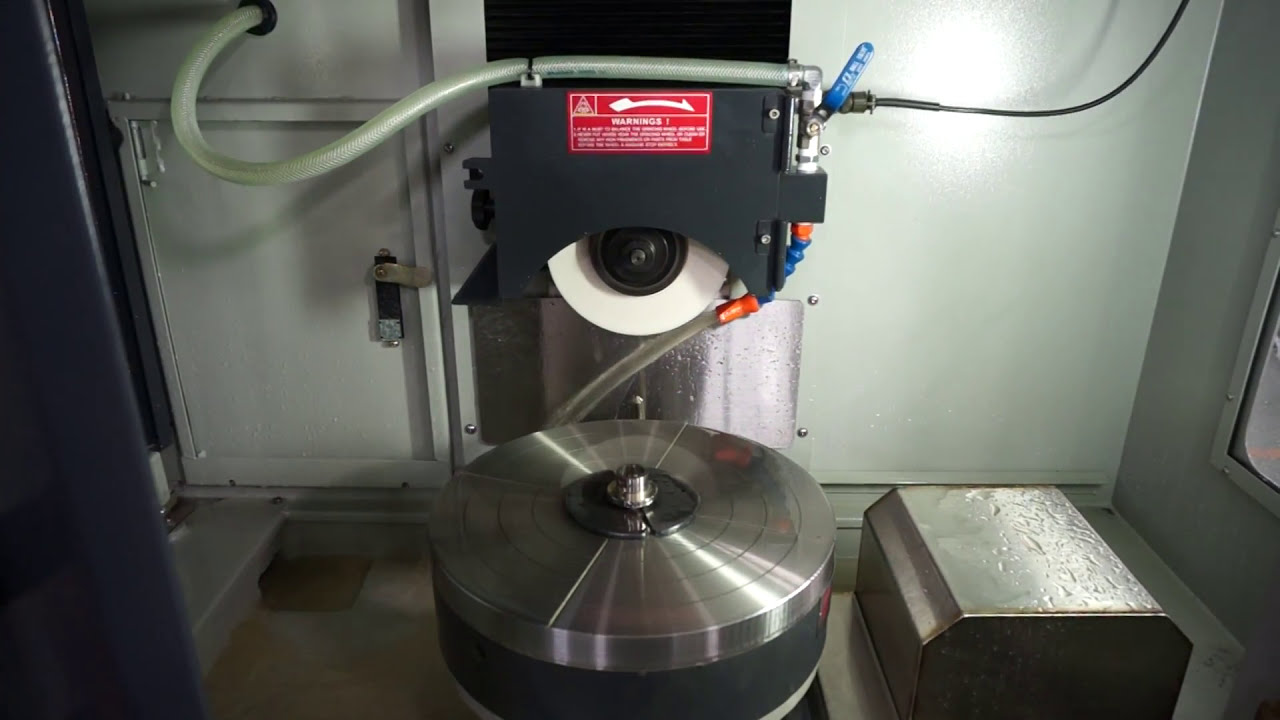DOWELL HR-300AND Rotary Table Grinder Overview - YouTube