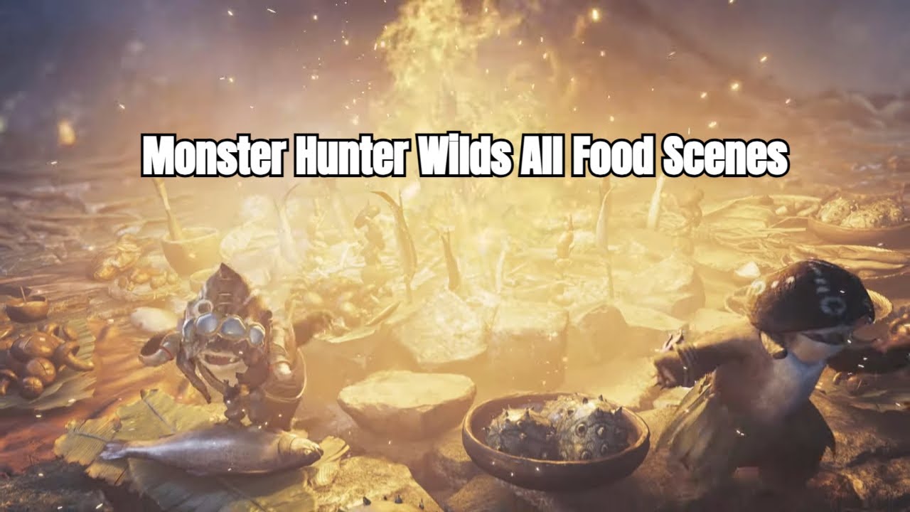 Monster Hunter Wilds All Food Cutscenes - YouTube