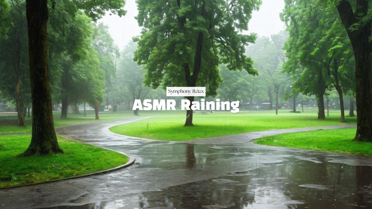 Peaceful Park Rain | Relaxing Rain Sounds for Sleep, Study, and ...