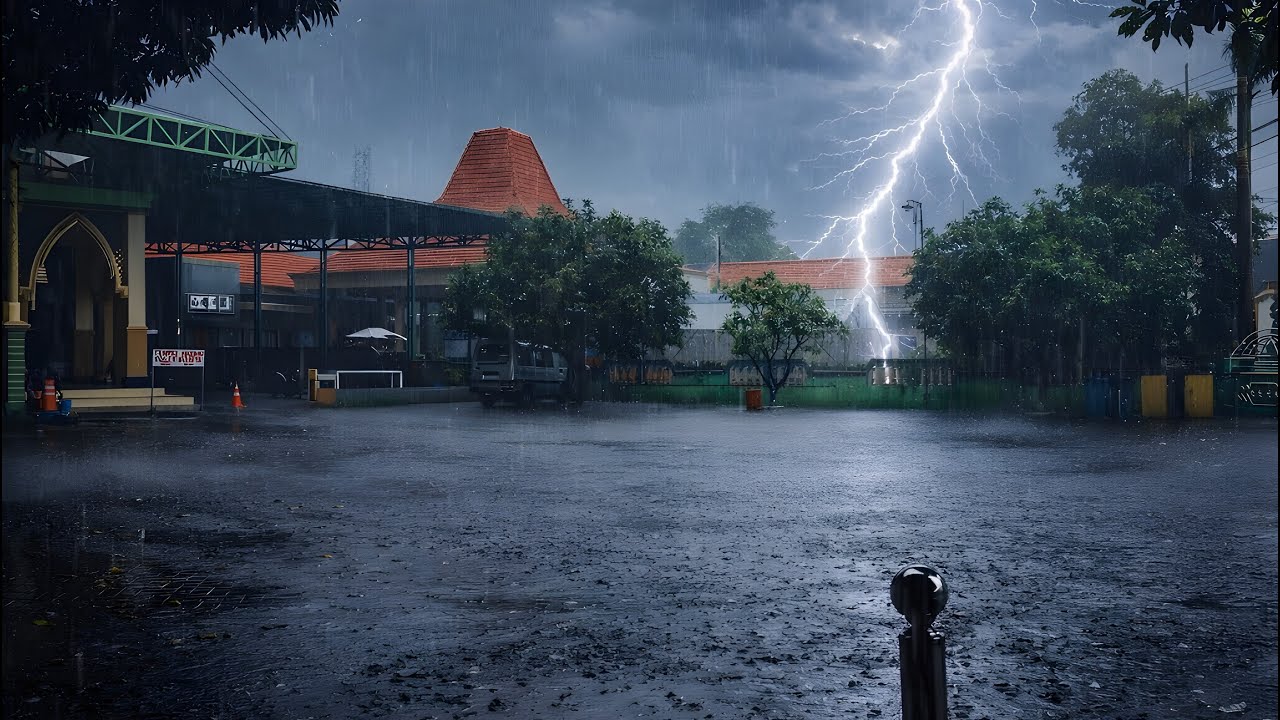 ASMR Sleep Treatment: Hyper-Realistic Village Rain Sounds for Tinnitus ...