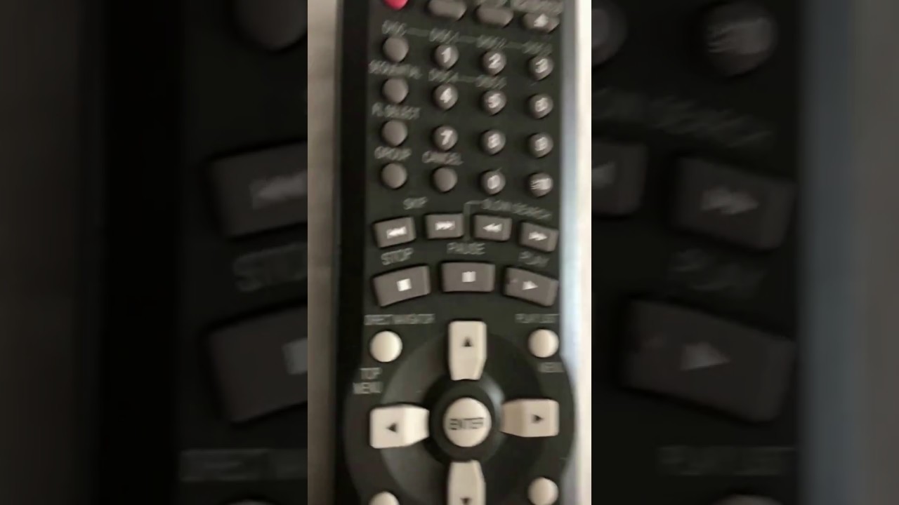 Panasonic DVD Player Remote. Model N2QAJB000070 - YouTube