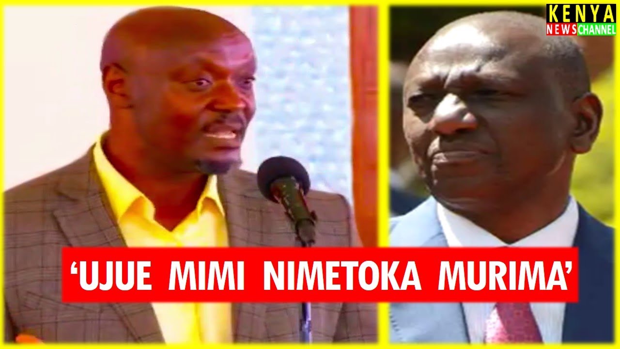 FEARLESS Nyeri MP addresses Ruto face to face today in Church at Uasin ...