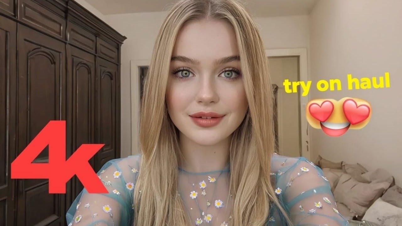 4K See Through Sheer Lingerie Try On Haul & Transparent Sheer Try On ...