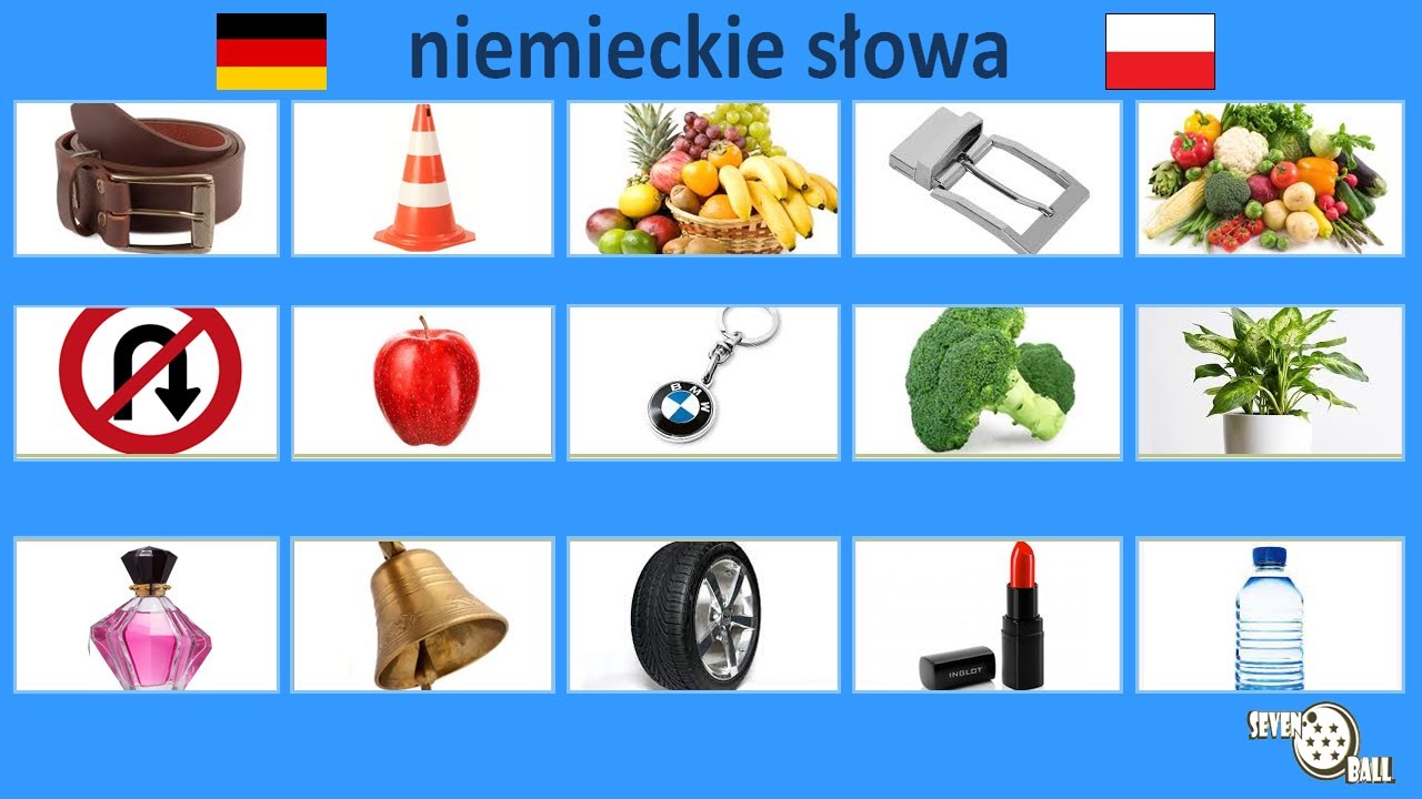 uczyć się niemieckiego - niemieckie słowa - YouTube