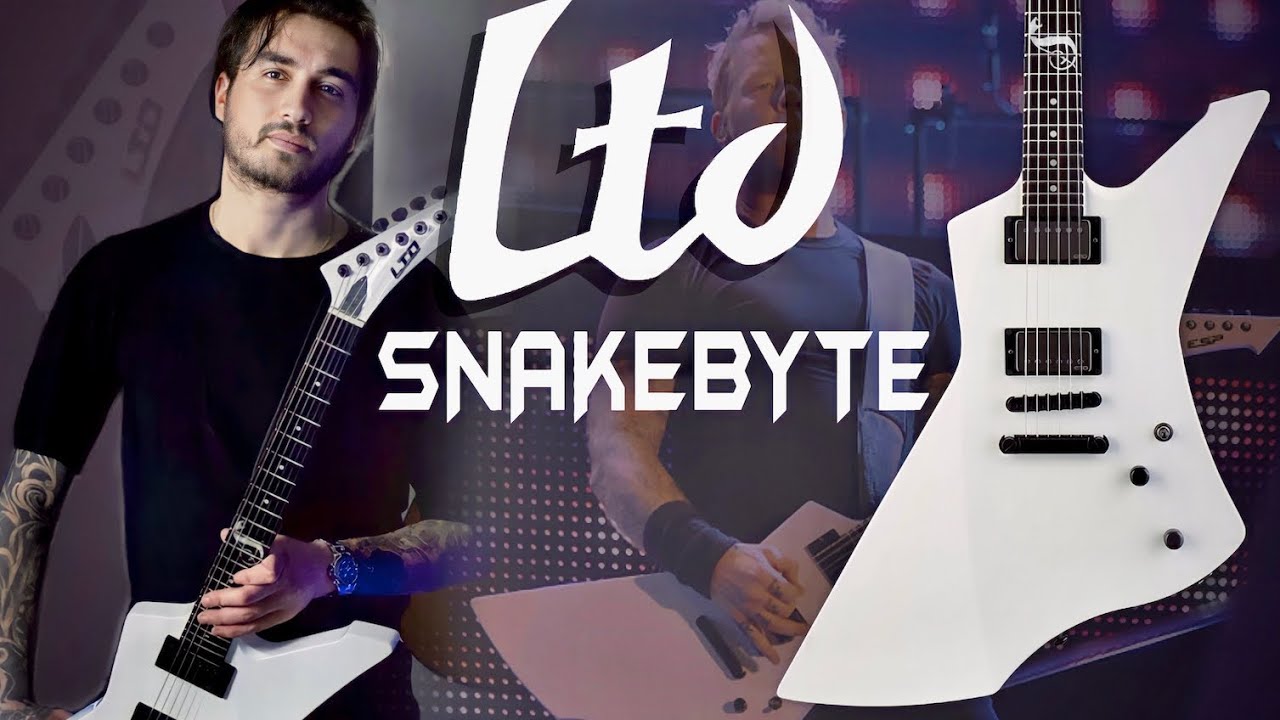 ESP LTD SNAKEBYTE James Hetfield model - My top Metal guitar # ...