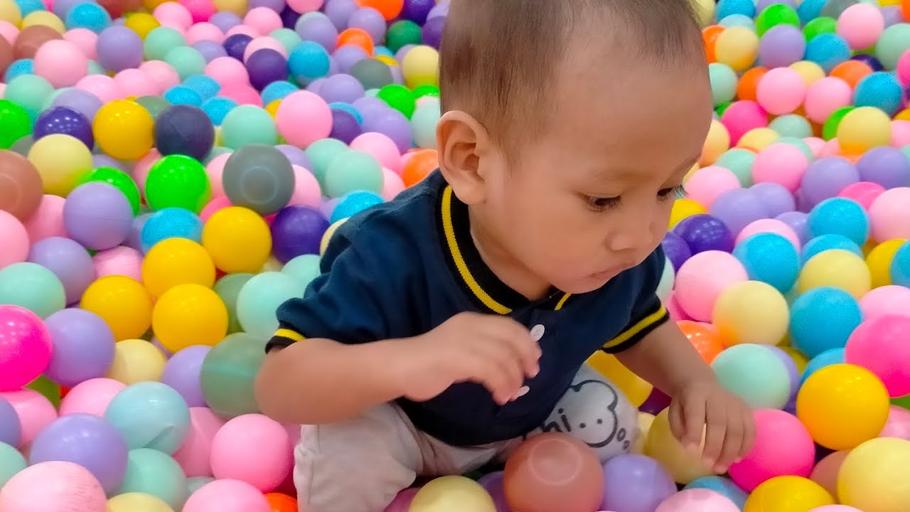 mandi bola permainan anak-anak!! - YouTube