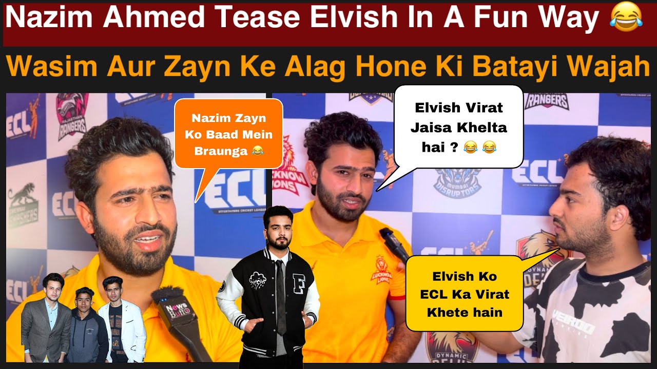 @Round2hell Aka Nazim Ahmed Tease Elvish Yadav For Comparing Him To ...