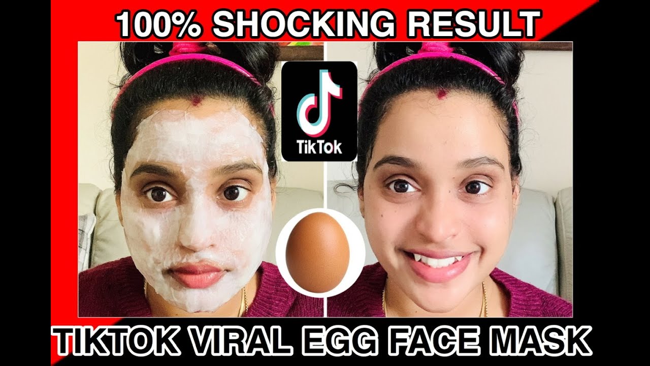I Tried Tiktok Viral Egg Face Mask And This Happened 😱 100 Shocking
