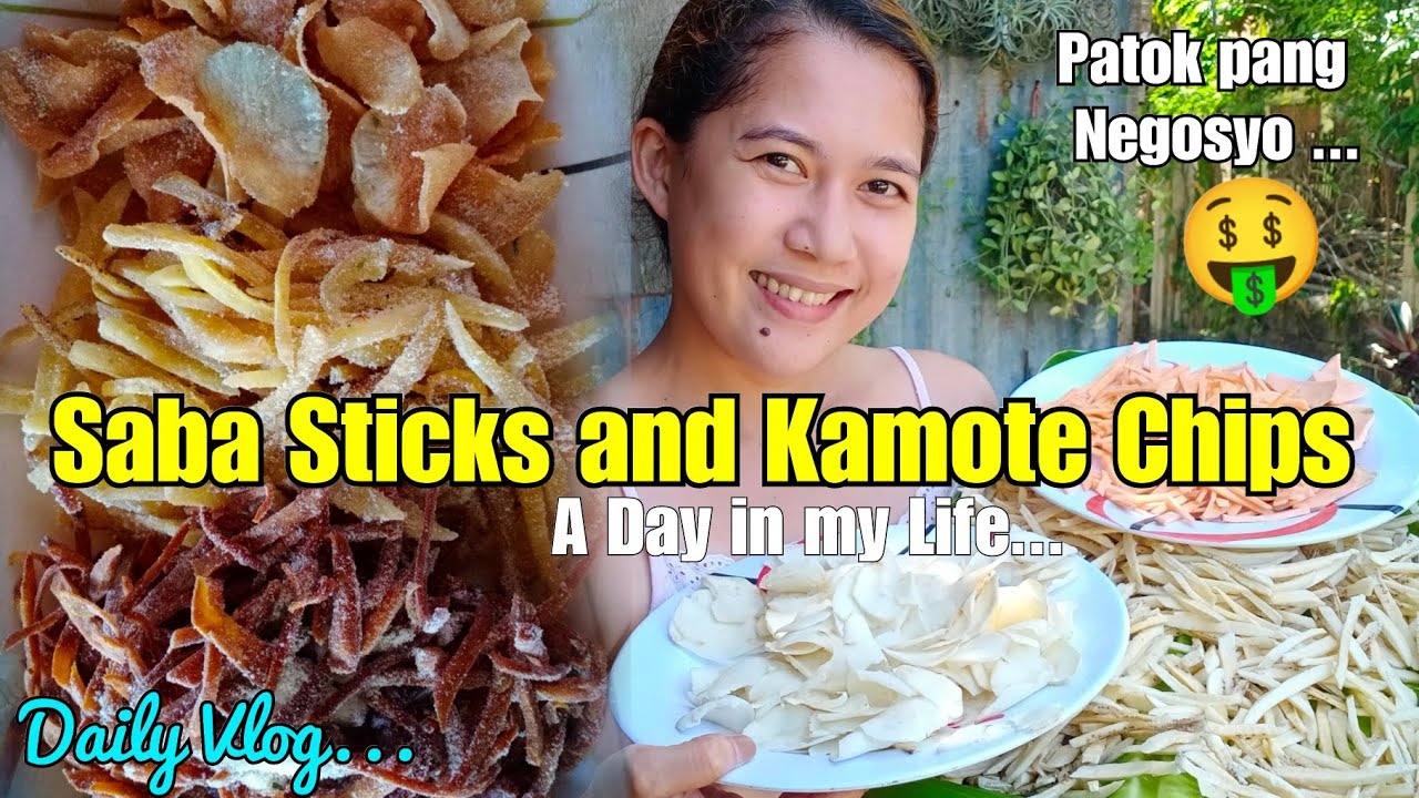 Saba Sticks and Kamote chips na Patok pang Negosyo | Maria KaNegosyo ...