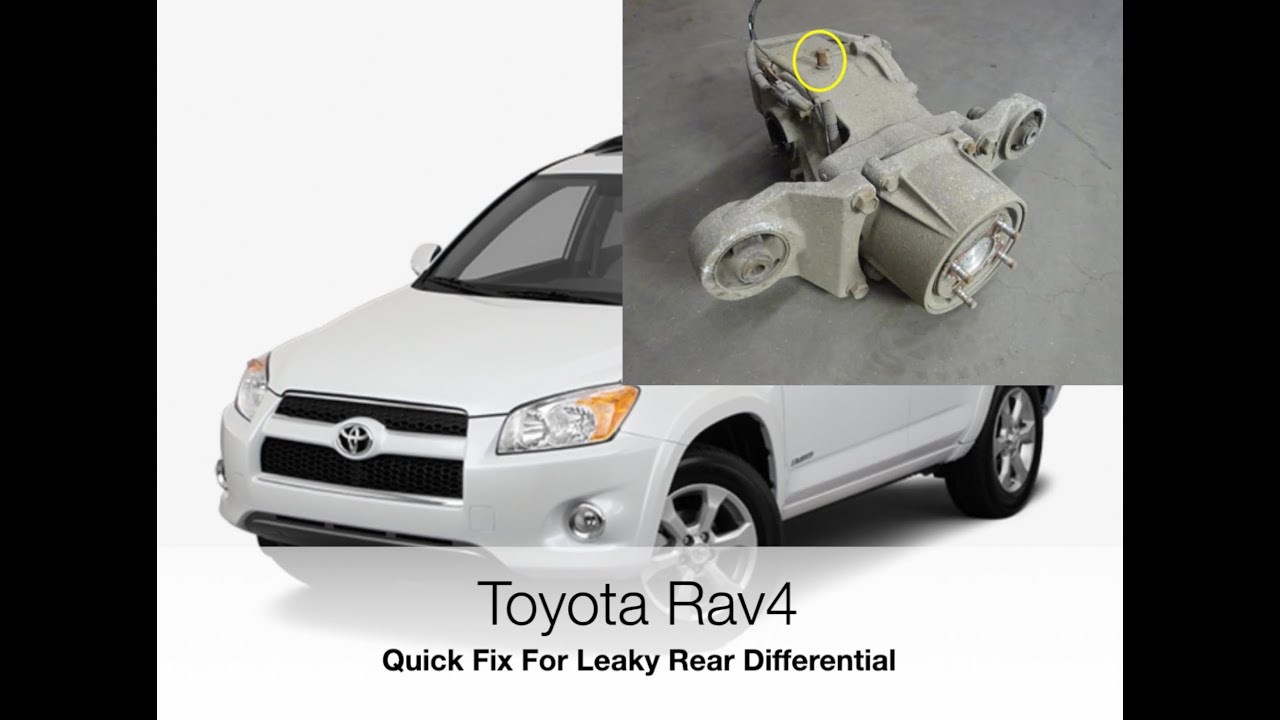 Toyota Rav4 Leaky Rear Differential Hack. Easy DIY, Save $. Fluid ...