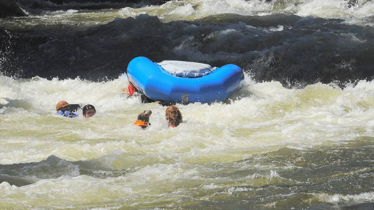 Velvet Falls Flip Middle Fork Salmon at 4 feet - YouTube