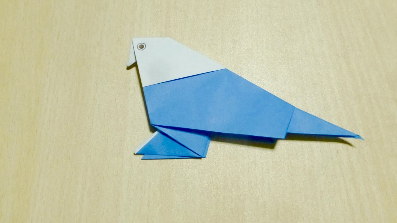 Cómo hacer Perico. Origami. El arte de doblar el papel. - YouTube