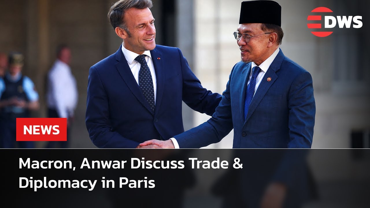Full Speech: Macron Meets PM Anwar at Elysee | France-Malaysia ...