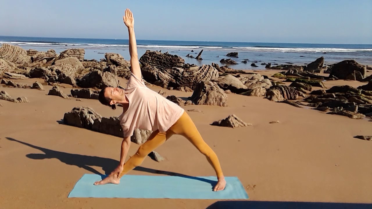 Clase de Asana n°19 nivel Iniciación Guiado - YouTube