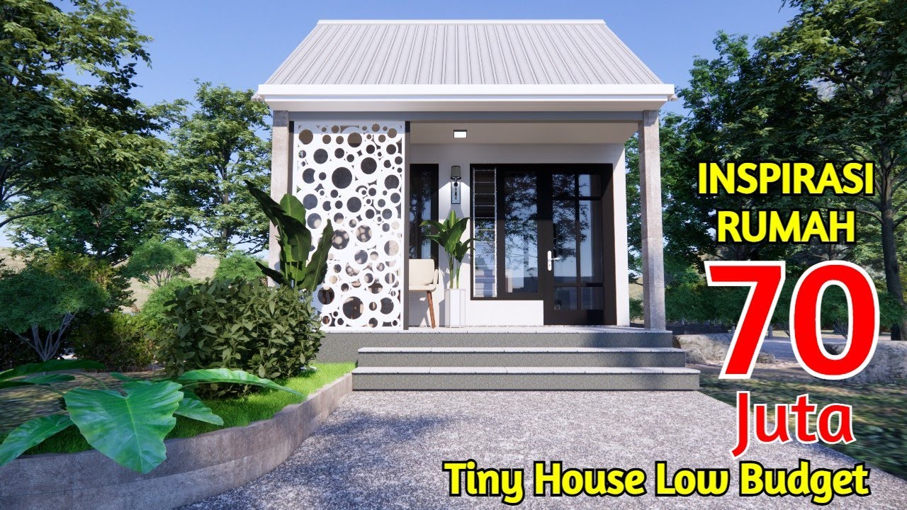 Tiny house! Gak nyangka rumah 70 jutaan senyaman ini.. - YouTube