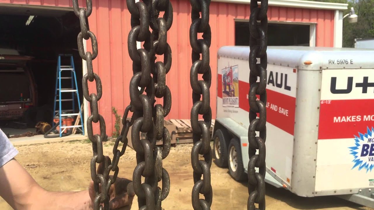 CM Cyclone 4 Ton chain hoist - YouTube