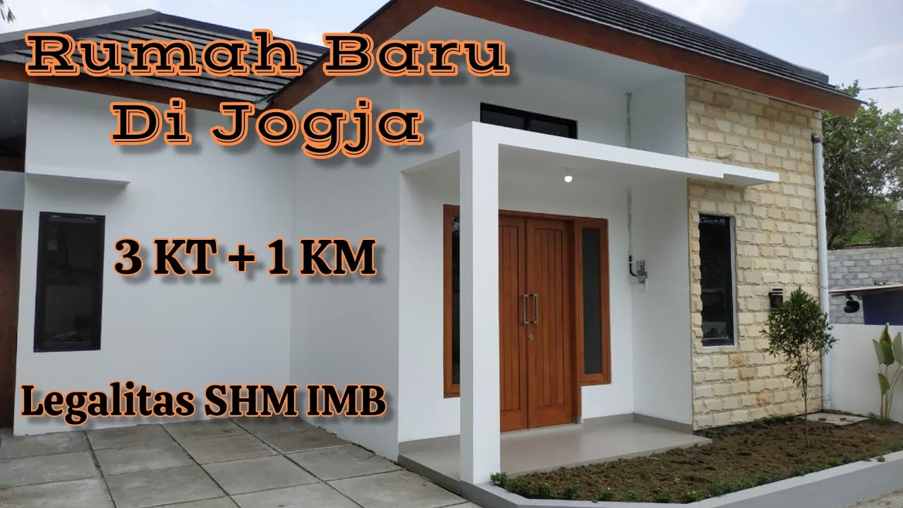 Rumah Baru di Jogja Cocok Buat Investasi Anda | 3 KT 1 KM - YouTube