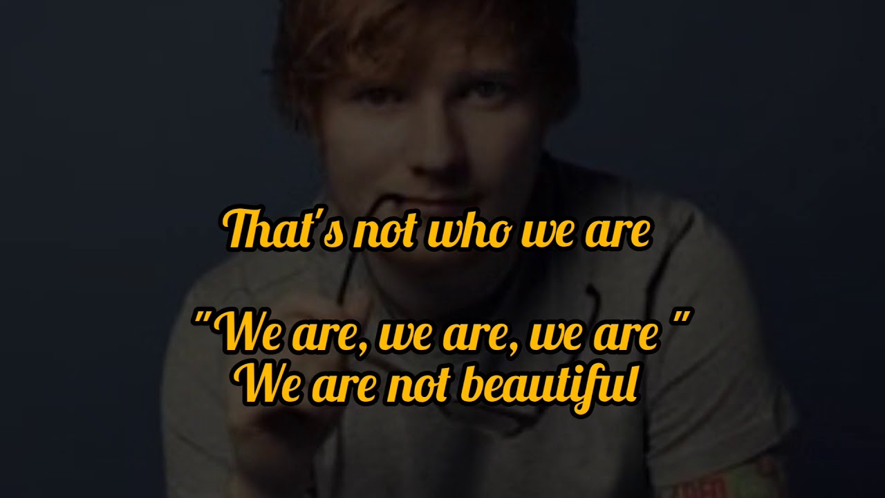Ed Sheeran - Beautiful People song lyrics, ft Khalid - YouTube