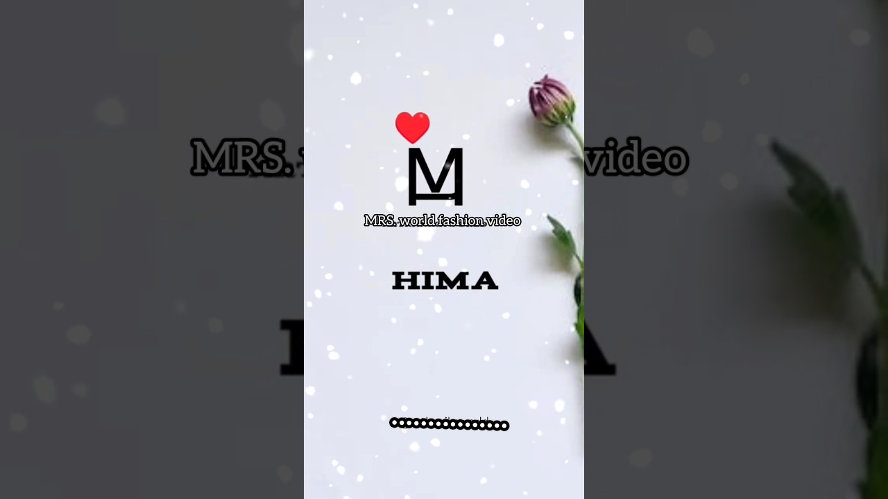HIMA logo name 💫 comment your name#short#HIMA#like#subscribe#viral ...