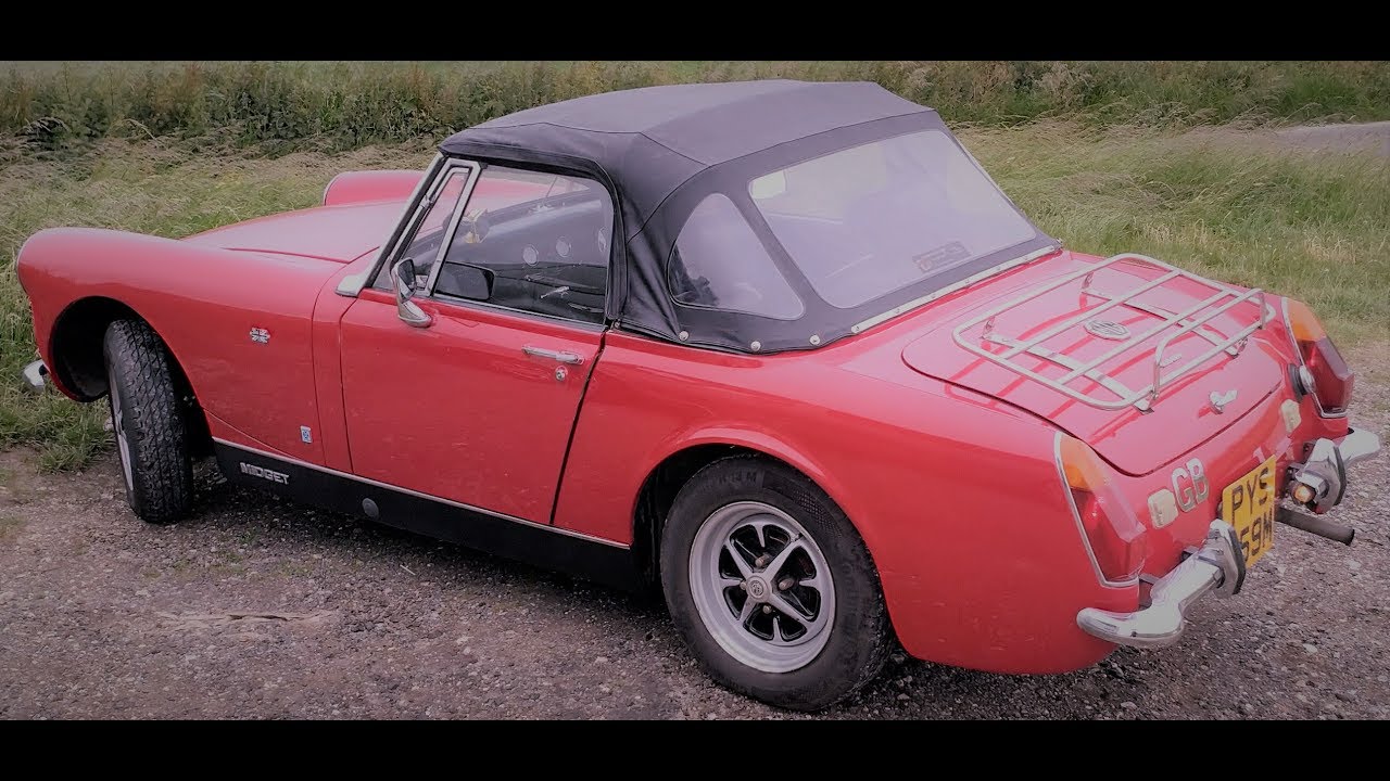 Convertibles with the roof up! Ep 1 The MG Midget. - YouTube