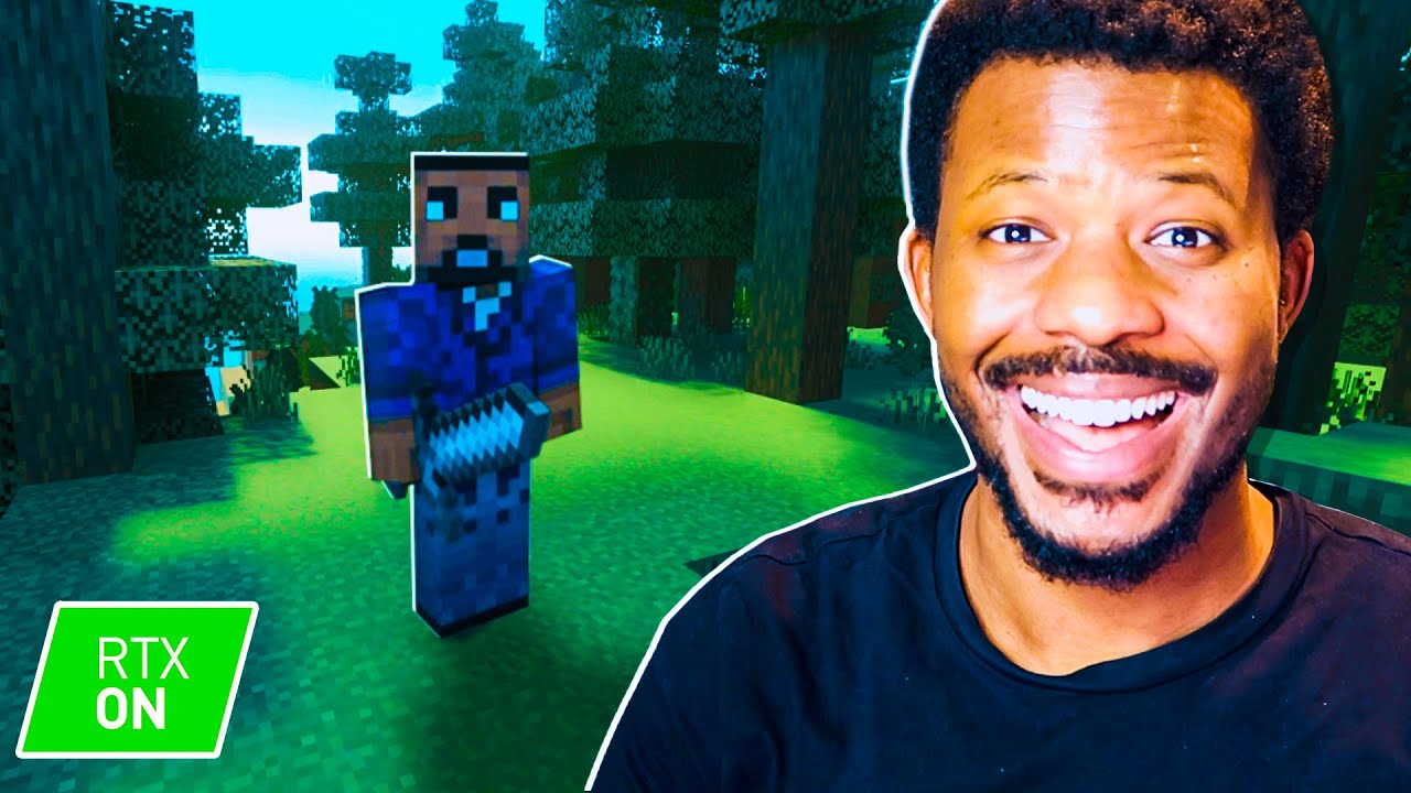 My First Minecraft RTX Experience.. - YouTube