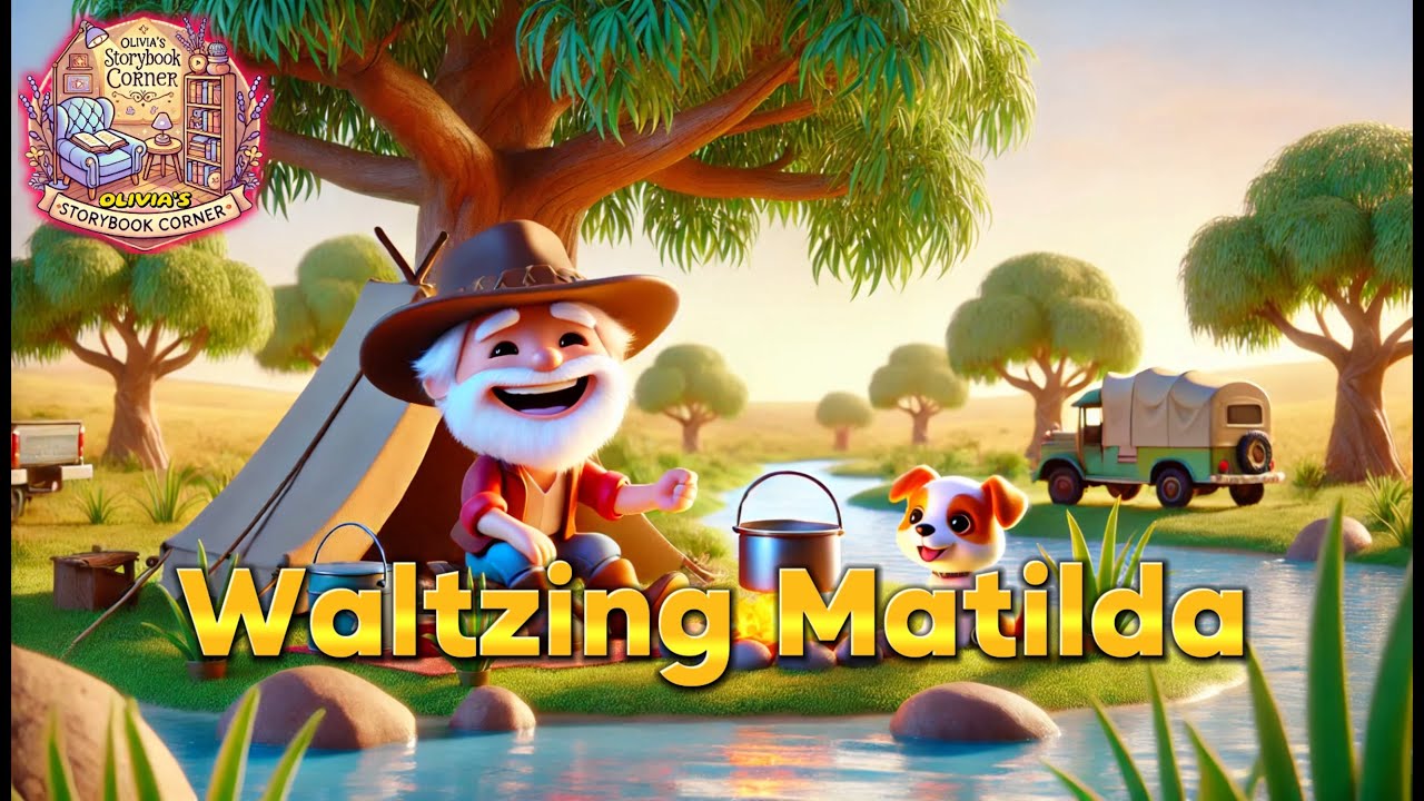 Waltzing Matilda | Sing Along with Cute Puppy & Kitten | Most Popular ...