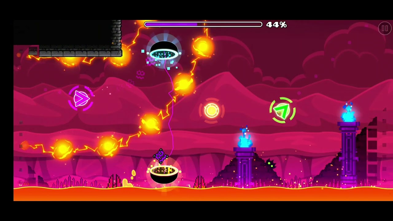 Geometry dash Playing Dash But in slow mode - YouTube