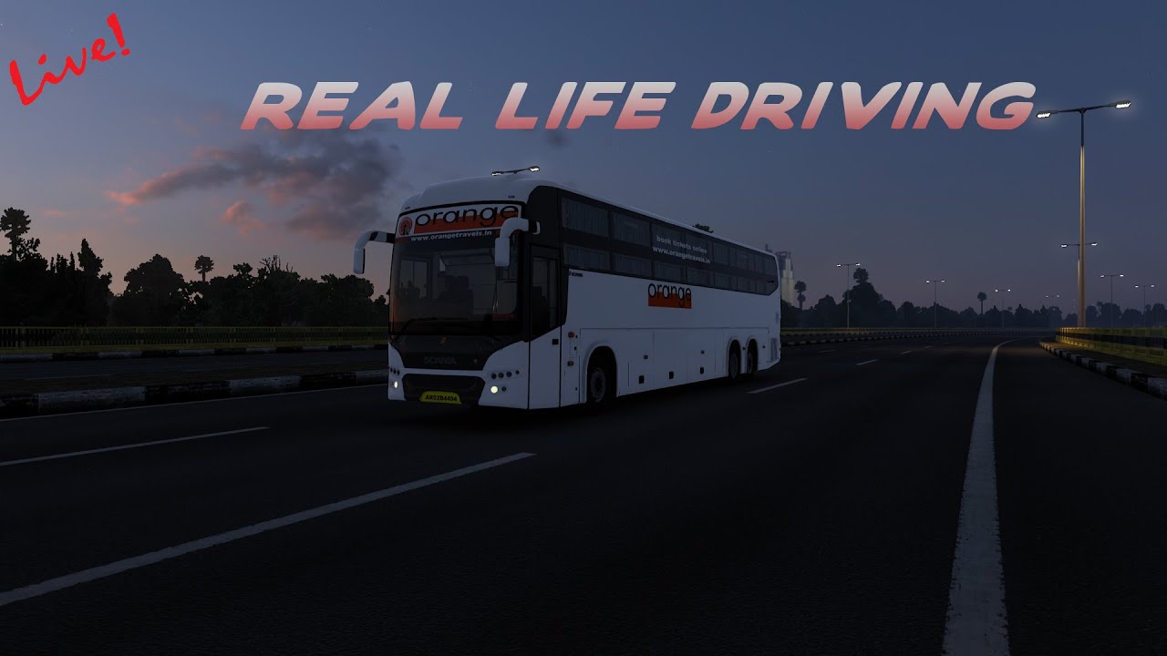 😍REAL LIFE BUS DRIVING 💖|| FULL REALISTIC ||🔴 LIVE Stream Driving with ...