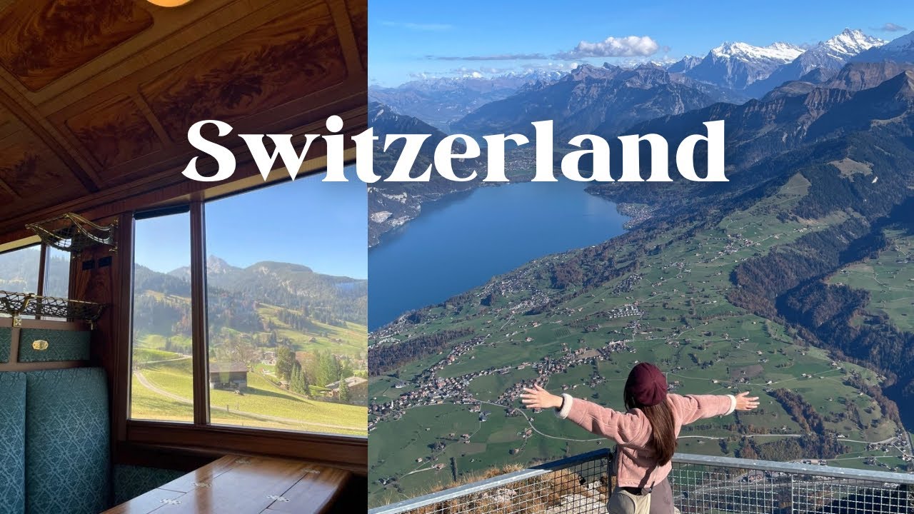 1st retro goldenpass express🚂, niesen funicular, lake thun, jungfrau ...