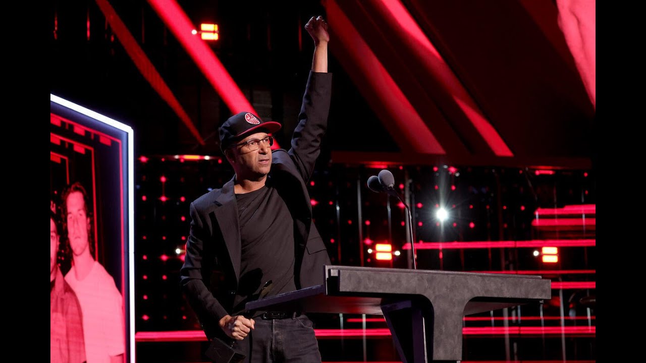 Tom Morello (Rage Against The Machine) Acceptance | Inducted by Ice-T ...