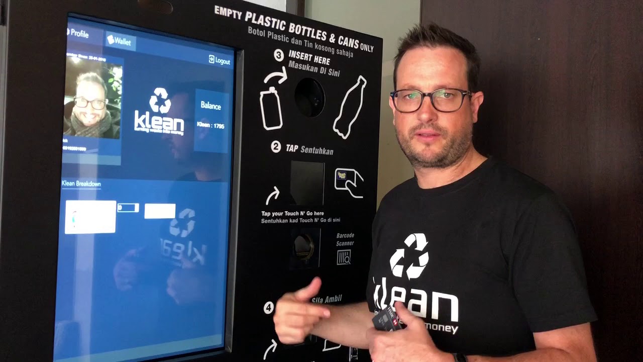 KLEAN Reverse Vending Machine Video - YouTube