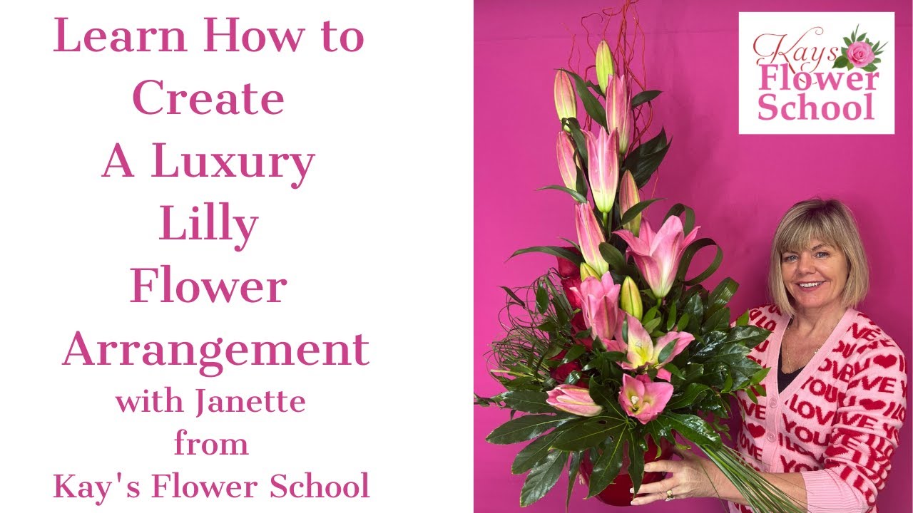 How to make a Flower Arrangement using Lilly’s - YouTube