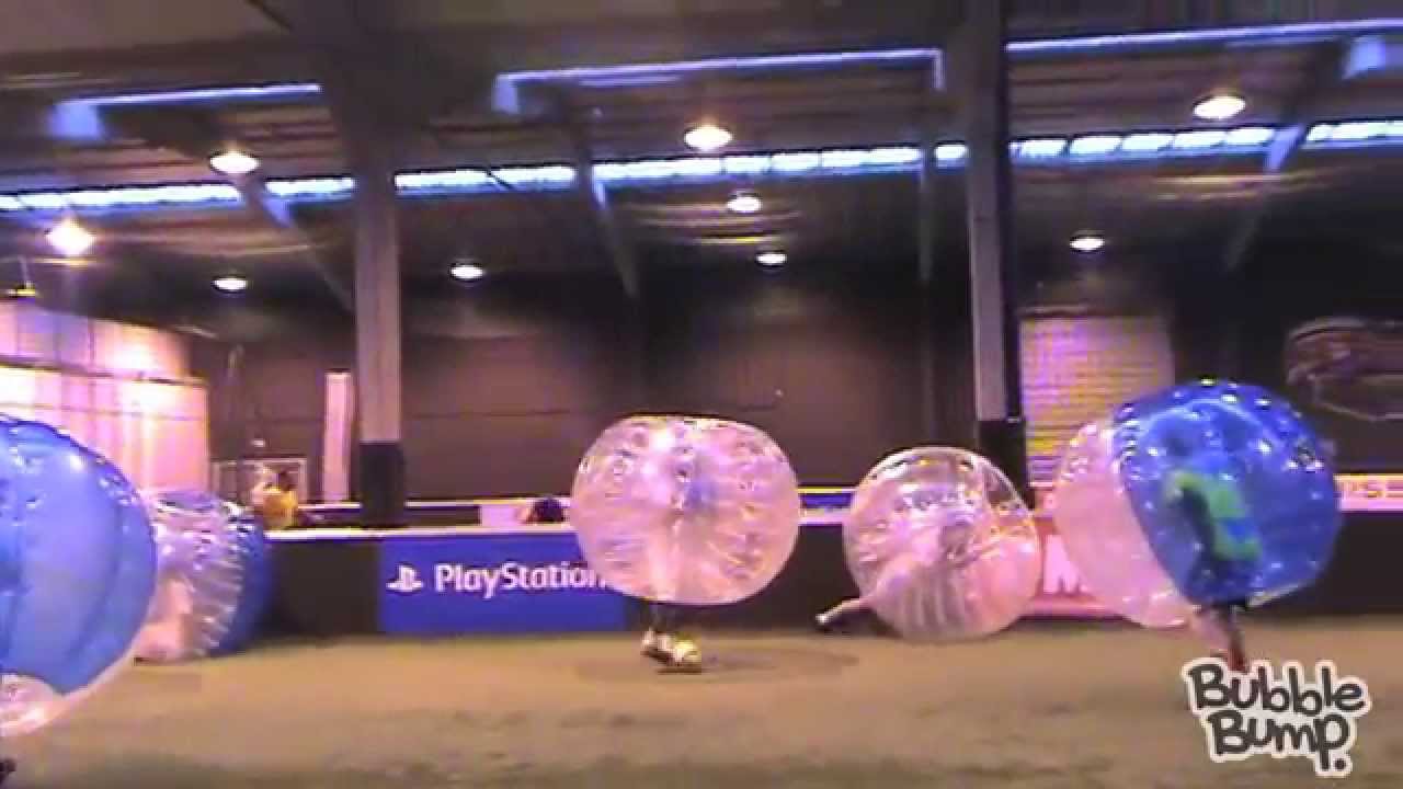BUBBLE BUMP LILLE - Futsal d'Henin - YouTube