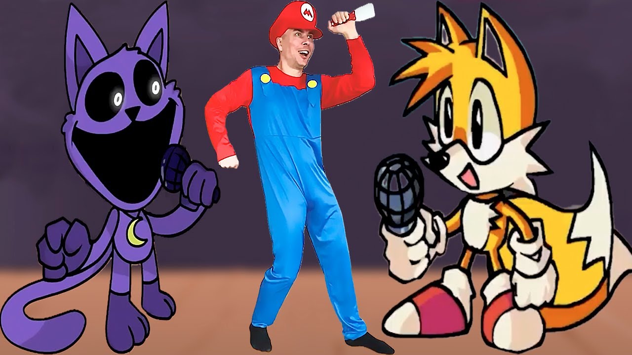 FNF Character Test | Gameplay VS Real Life | CatNap | Mario Madness ...